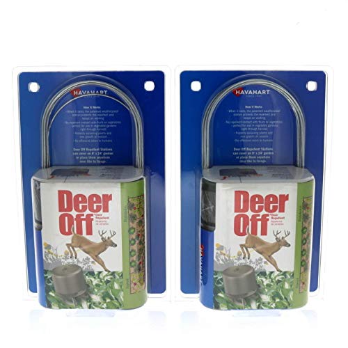 Havahart DO5600-B Deer Off Weatherproof Deer Repellent; Weatherproof; Odorless To Humans; Safe for Vegetable Gardens; Ready-To-Use; 6 Per Pack (Pack of 2)