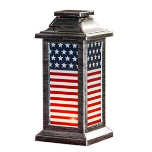 solar lantern hanging outdoor lantern waterproof lamp outdoor garden decor,american flag