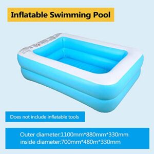 Lixada Inflatable Swimming Pool Babies Inflatable Summer Cool Bathtub Kids Garden Water Playing Inflatable Swimming Pool