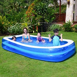 Lixada Inflatable Swimming Pool Babies Inflatable Summer Cool Bathtub Kids Garden Water Playing Inflatable Swimming Pool