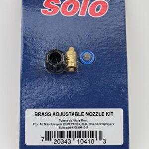 SOLO 0610410-P Sprayer Brass Adjustable Nozzle Kit, Multi