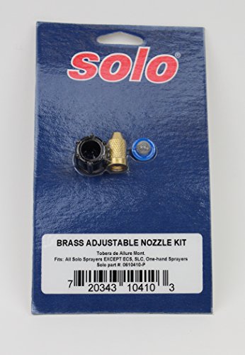 SOLO 0610410-P Sprayer Brass Adjustable Nozzle Kit, Multi