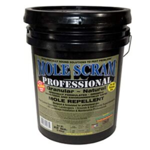 epic mole scram professional 22 lbs organic mole repellent covers 16;500 sq ft moles