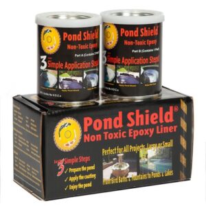 pond armor sku-skyblue-qt-r non-toxic pond shield epoxy paint, 1.5-quart, sky blue