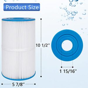 JUWO PWK30 Hot Tub Filters Replace for Watkins 31489 Hot Spring Spa, Pleatco PWK30, Unicel C-6430, Filbur FC-3915 Spa Filters, Pack of 2