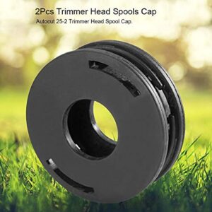 TOPINCN 2pcs Trimmer Head Spools Cap Cover Replacement Fit for 25-2 FS 44 55 80 83 85 90 100 110 120 130 Lawn Mower Accessory