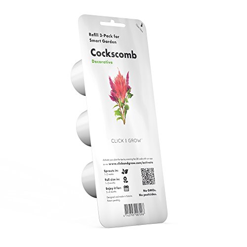 Click and Grow Smart Garden Cockscomb Plant Pods, 3-Pack