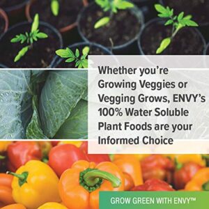 ENVY Part A (6-0-5) & Part B (1-5-6) - Two-Part Base Nutrients for Hydroponics, Soil & Coir (A/B Combo) (Quarts)