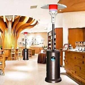 yaojia outdoor heaters outdoor patio heater, freestanding indoor heater, quiet operation, 13kw propane gas heater for commercial/home, garage,garden