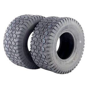 motorhot 16x6.50-8 lawn garden tractor tires 16x6.50×8 tubeless 2 ply golf cart turf tires, set of 2