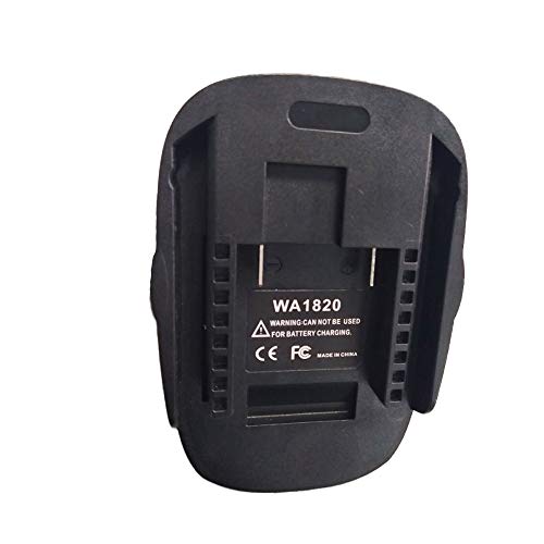 WA1820 for Worx Adapter 18/20V Li-ion Battery to 18V NI Cordless Power Tool WA3127 WA3152 WG150 WG152 WG250 WG541 WG900 WG901（not Battery）