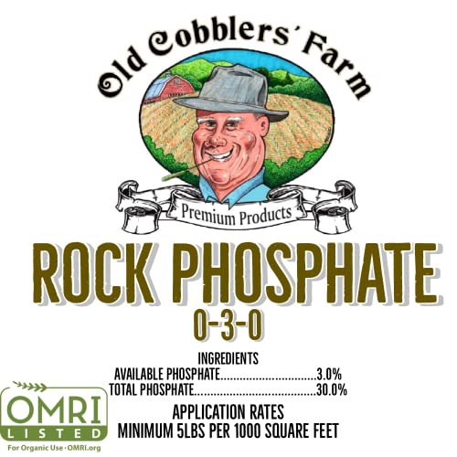 Old Cobblers Farm Rock Phosphate Fertilizer Organic 0-3-0 Fertilizer 5lb