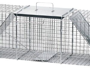 Havahart 1045SR Large 2-Door Humane Catch and Release Live Animal Trap for Armadillos, Beavers, Bobcats, Small Dogs, Cats, Foxes, Groundhogs, Nutria, Opossums, Raccoons, and Similar-Sized Animals