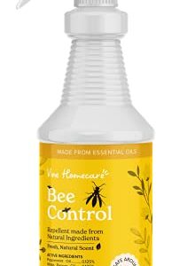 Vine Homecare Bee Control Spray | 32 Ounce | Repels Most Common Types of Bees | Natural, Non-Toxic Formula | Quick, Easy Pest Control | Safe Around Kids & Pets