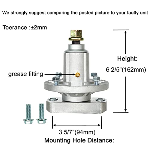 q&p 2 Pieces GY20050 GY20785 Spindle Assembly Bracket Replaces 82-356 285-093