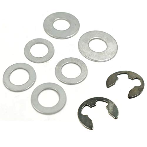 HD Switch Front Wheel Bearing Bushing & Hardware Rebuild Kit Replaces Husqvarna Craftsman AYP Poulan Huskee Weed Eater Roper Ryobi 532124959 532009040 583652701 106732X613 491334MA Lawn Mower Tractor