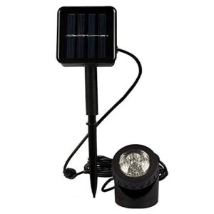 LVOERTUIG Spot Lamp Light Solar Pool Pond Lights Waterproof Solar Submersible Pool Pond Projection Lamp for Pond Garden Pathway