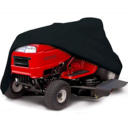 Riding Lawn Mower Cover Waterproof Tractor Cover Heavy Duty Fits Decks up to 54’’, Large Premium Riding Lawn Tractor Cover UV Resistant Protection, Universal Size