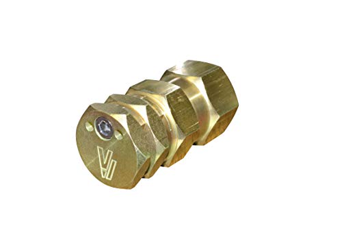 Valley Industries 6541-01-CSK Half or Full Boomless Broadcast Nozzle-52', 10 Orifice, Brass