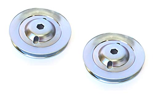 2 Spindle Pulleys Compatible with John Deere GX22616 Spindle Pulley Sheave