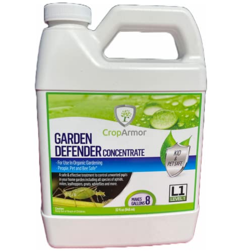 Garden Defender Concentrate | A Safe & Effective Treatment to Control unwanted pests in Your Home Garden Including All Species of aphids, Mites, leafhoppers, gnats, whiteflies and More!