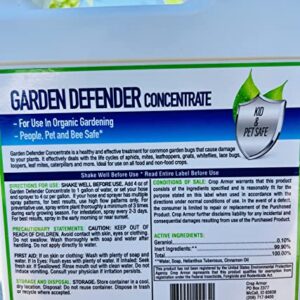 Garden Defender Concentrate | A Safe & Effective Treatment to Control unwanted pests in Your Home Garden Including All Species of aphids, Mites, leafhoppers, gnats, whiteflies and More!