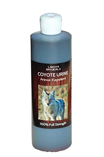 Lakota Naturals Coyote Urine All Natural Animal & Rodent Repellent - Makes It Seem Like a Coyote is Nearby!