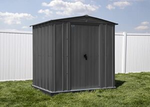 arrow shed classic 6′ x 5′ outdoor padlockable steel storage shed building