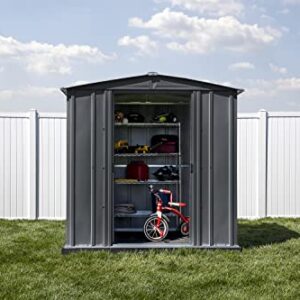 Arrow Shed Classic 6' x 5' Outdoor Padlockable Steel Storage Shed Building