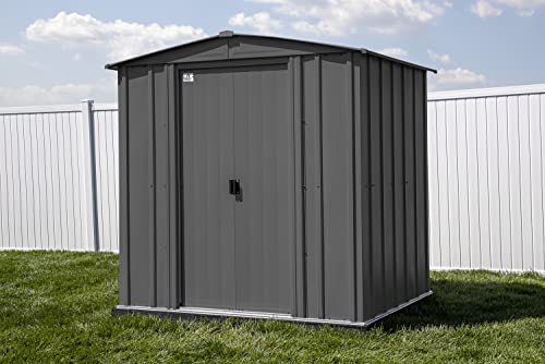 Arrow Shed Classic 6' x 5' Outdoor Padlockable Steel Storage Shed Building