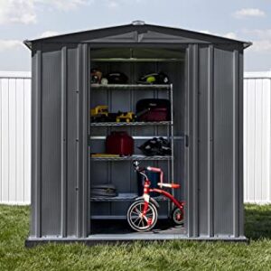 Arrow Shed Classic 6' x 5' Outdoor Padlockable Steel Storage Shed Building