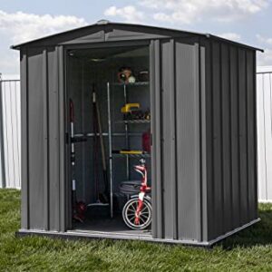 Arrow Shed Classic 6' x 5' Outdoor Padlockable Steel Storage Shed Building