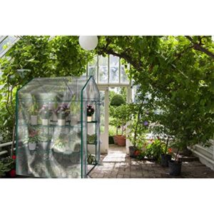 Home-Complete HC-4202 Walk-In Greenhouse- Indoor Outdoor with 8 Sturdy Shelves-Grow Plants, Seedlings, Herbs, or Flowers In Any Season-Gardening Rack