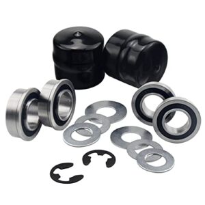 9040 H Front Wheel Bushing to Bearing Conversion Kit Compatible with Craftsman, J-OHN Deere, Sears, Husqvarna Mower 532124959, 491334MA, 532009040, 5920H, 9040HR, 9040N (ID 3/4")