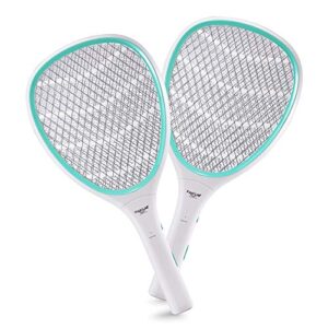 faicuk 2 pack bug zapper racket electric fly swatter