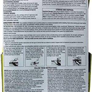 The Giant Destroyer (GAS KILLER) (1Pack of 4 Tubes) kills Moles, Gophers, Woodchucks, Norway Rats, Skunks, Ground Squirrels in their Holes, Tunnels, Burrows. NO dealing w/ dead pest, better than traps