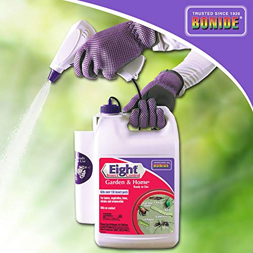 Bonide Eight Insect Control Garden & Home, 128 oz Ready-to-Use with Sprayer, Insecticide for Outdoors, Kills Beetles, Aphids, Ants