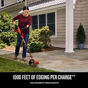 CRAFTSMAN 20V MAX Edger Lawn Tool, Cordless Lawn Edger with Battery & Charger Included (CMCED400D1)