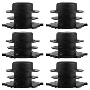 topincn 6pcs/set spool string trimmer bump head cap cover for autocut 25-2 fs44 fs55 fs80 garden mower brushcutter part accessory