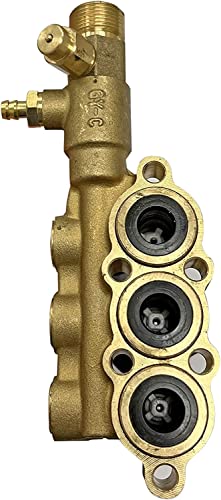 Simpson Cleaning 7108746 Replacement Manifold Kit for AAA Pressure Washer Pumps, Gold