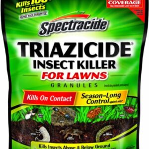 Spectracide Triazicide Insect Killer for Lawns Granules, 10 lb Bag, Kills All Listed Lawn-Damaging Insects and HG-55829 Concentrate Triazicide Lawn & Landscapes Insect Killer, 40 oz, Black