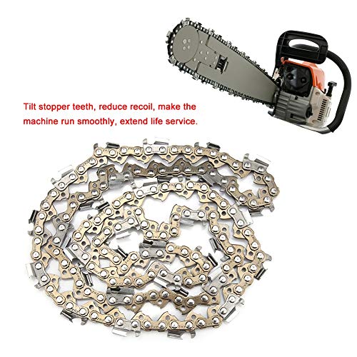 18 Inch Thick Rolled Steel Chain Saw Garden Tool hine Replacement Accessories for Patio Lawn Garden (72 Links, Teeth: 36)