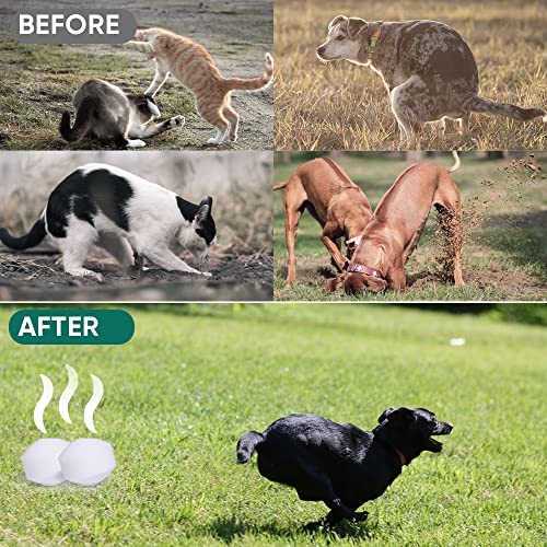 SEEKBIT 4 Pack Deer Rabbit Cat Dog Repellent Outdoor Indoor, Cat Deterrent Repels Cat Dog Deer Rabbit from Garden, Deer out Animal Repellent Deter Deer Away for Garden Yards Deer off Plants Trees Cars