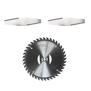 airbike weed eater 1.0 flat blade and circular saw blade set – durable and efficient cutting for tough weeds and brush