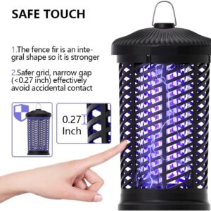 Electric Bug Zapper, Mosquito Zapper Indoor/Outdoor, 4200V 18W Waterproof Fly Zapper Mosquito Trap for Home, Patio, Backyard