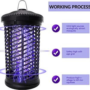 Electric Bug Zapper, Mosquito Zapper Indoor/Outdoor, 4200V 18W Waterproof Fly Zapper Mosquito Trap for Home, Patio, Backyard