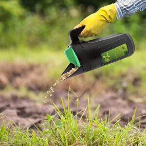 Handheld Spreader - Great for A Variety of Uses, Fertilizer, Grass Seed, Bird Seed - Holds Up to 2.5 L. Add This Handheld Spreader to Your Yard Tools and Garden Tools. Limited time Offer.