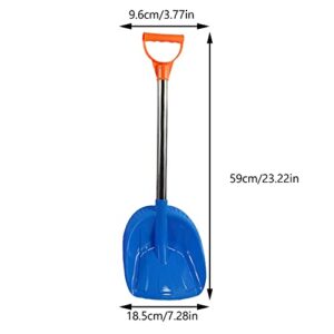 Kids Snow Shovel ,Heavy Duty Plastic Snow Shovel for Kids Age 3 to 12 Safer Than Metal Snow Shovels ,Extra Strength Single Piece Plastic Bend Proof Design,Home Garden Camping (Hot Pink, One Size)