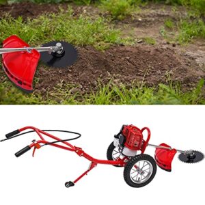 Lawn Mowers Gas Powered Hand Push Type Grass Cutter Garden Tool Lawn Mower Trimmer Gasoline Brush Cutter Two-Stroke Lawn Mower