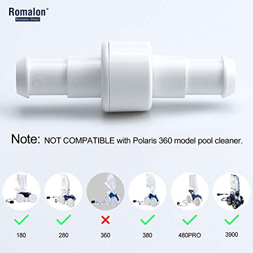 Romalon Pool Cleaner Hose Ball Bearing Swivel D20 Compatible with 180 280, 380,3900 Cleaner Ball Bearing D20, D-20 3 Pack